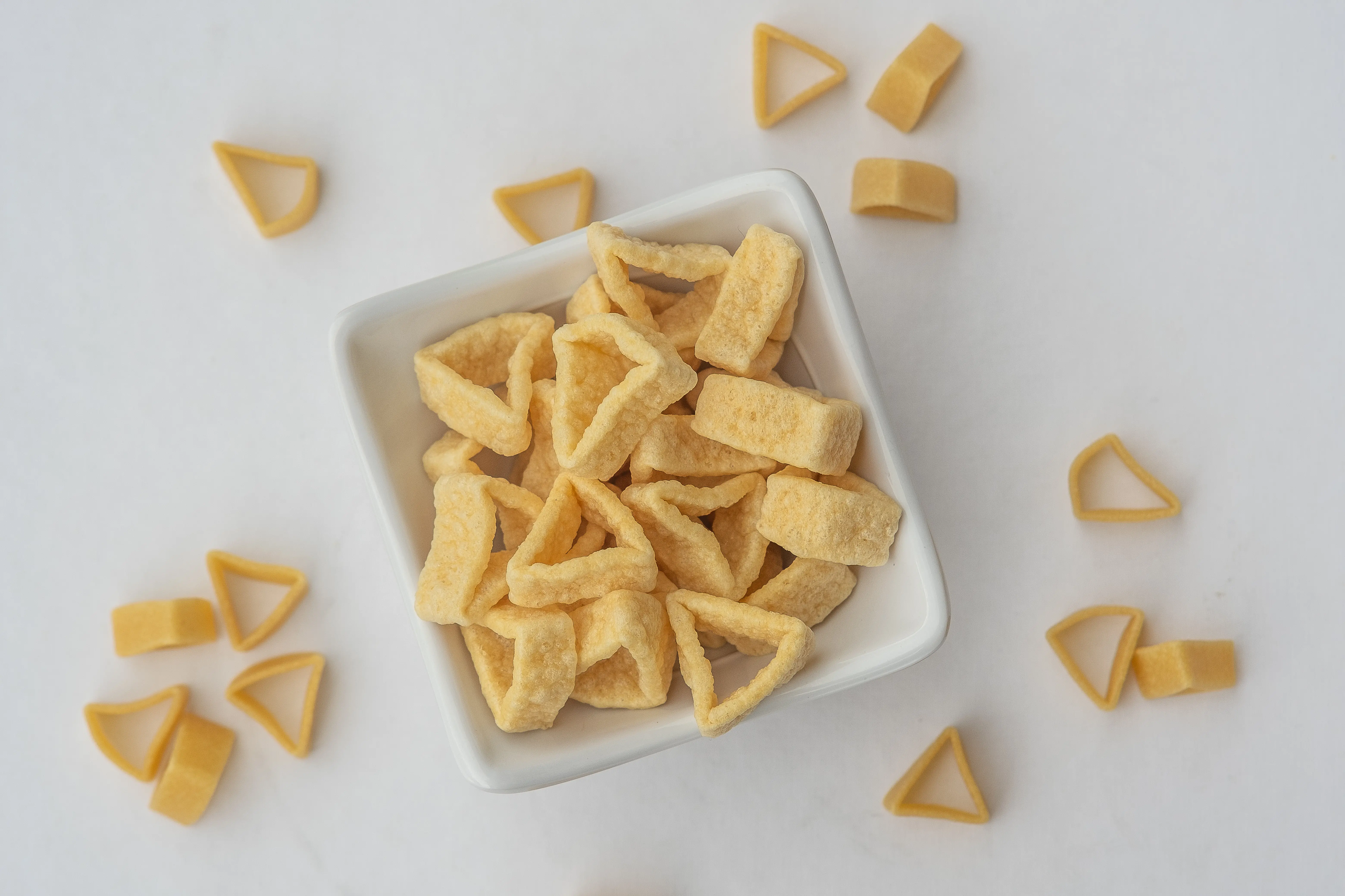 Discover Chickpea Triangle snack pellets: healthier crunch & unbeatable ...